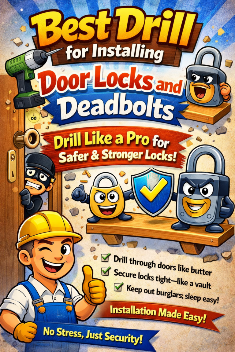Best Drill for Installing Door Locks and Deadbolts (2025 Guide – Clean ...